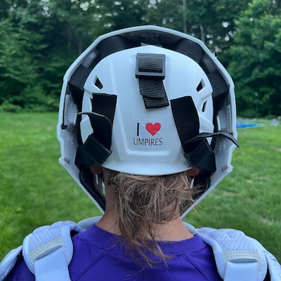 I Love Umpires Sticker, Catcher's Mask, Helmet Sticker, Umpire Sticker ...
