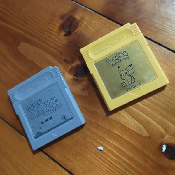 Laser Engraved Gameboy Cartridge Stickers - Etsy