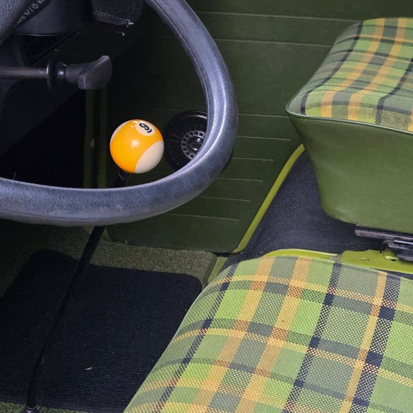 Billiard Pool Ball Shift Knob Threaded Gear Shifter Shifting Exact Fit ...