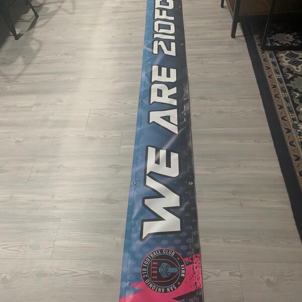 Soccer Team Banner Completely Customizable Includes Design & Print - Etsy