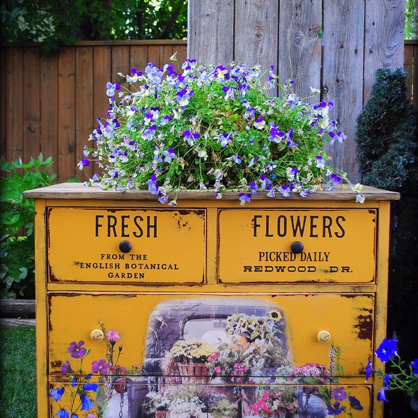 FRESH FLOWERS furniture Transfers, Redesign With Prima , Prima Transfer ...