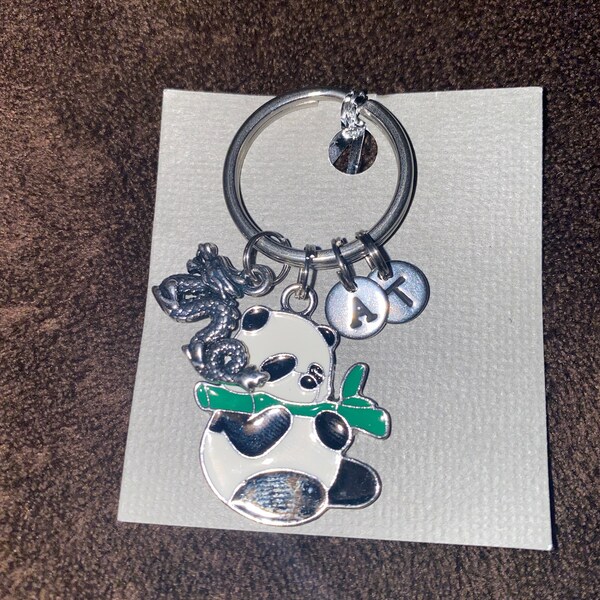 Panda Bear Ring/ Keychain / Zipper Pull - Panda Gift - Panda Lover ...