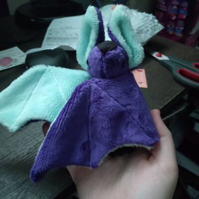 Handmade Sparkly Blue Pastel Kawaii Stingray Plush Toy - Etsy