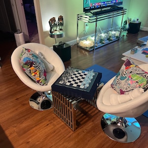 Angels and Demons Chess Set, Unique Chess Set, Handmade Black & White ...