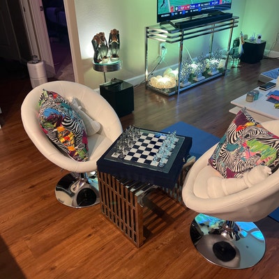 Angels and Demons Chess Set, Unique Chess Set, Handmade Black & White ...