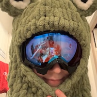 Frog Balaclava, Ski Helmet Mask, Helmet Protector, Balaclava With ...