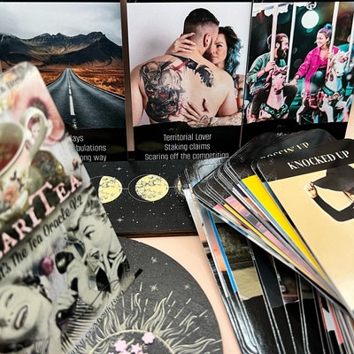 Oracle Cards, DIVINELY INTERTWINED Deck: twin Flame, Love, Tarot ...