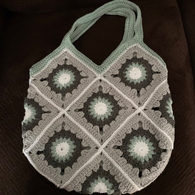 Hannah Tote Bag Pattern PDF Digital Download Granny Square Crochet Bag ...