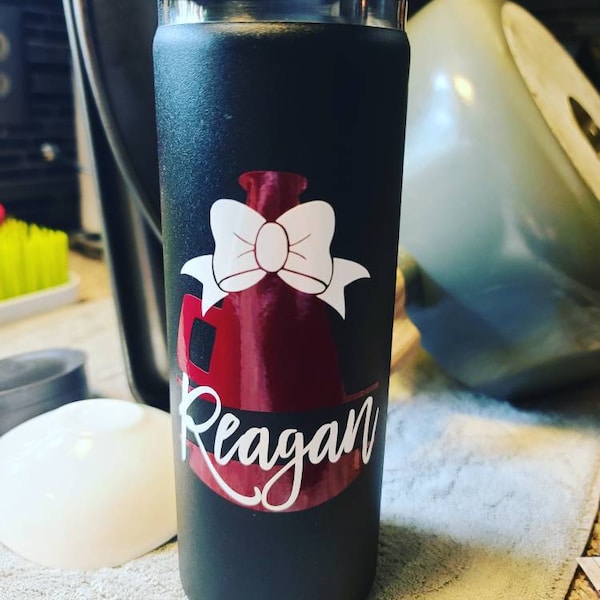 Cheerleader Decal | Cheerleading Decal | Megaphone Decal | Personalized ...