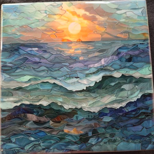 Werewolf Stained Glass Window Cling Werewolf Window Film Werewolf ...