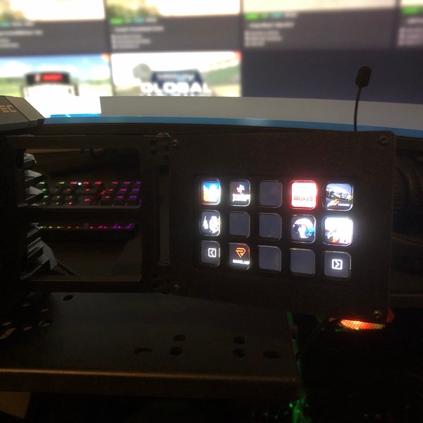 Stream Deck Side Mount for Fanatec Direct Drive Wheelbases. Fits ...