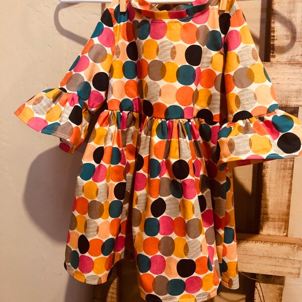 Bell Sleeve Dress PDF Sewing Pattern - Etsy