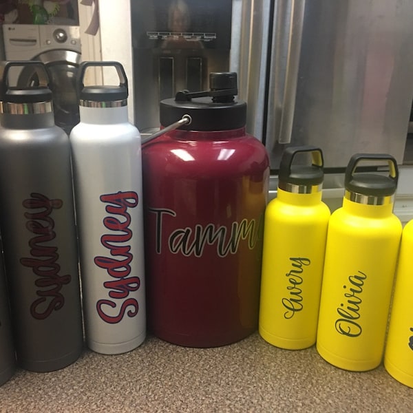 Double Layer Name | Name Decal | Double Layer Decal | Two Color Name ...