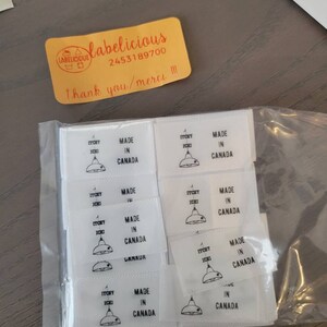 Custom Ivory Brand Label Custom Fold Over Satin Label Fold - Etsy