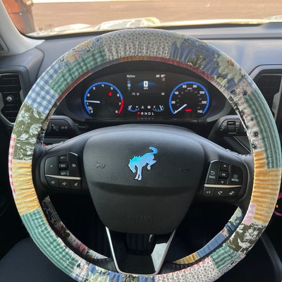 Cats in Floral Woodlands Steering Wheel Cover With Gripper - Etsy