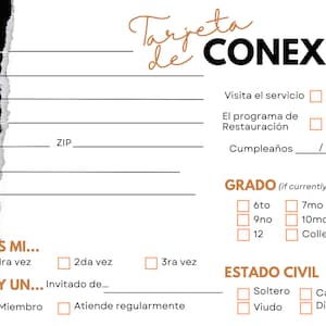 Children's Ministry Registration Card Canva Template, Editable Kids ...