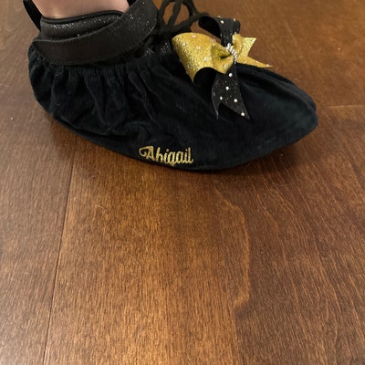 Cheer Dance Gymnastics Shoe Covers With Bows - Etsy