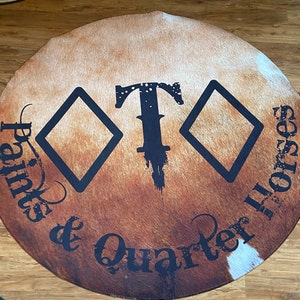 Cattle Brand Metal Sign, Custom Name Sign, Livestock Brand Metal Wall ...