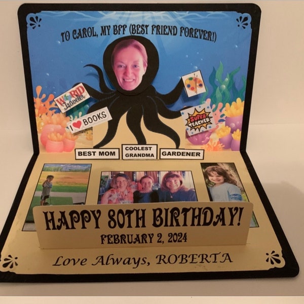 BOBBLEHEAD History Theme Custom Pop up Card - Etsy