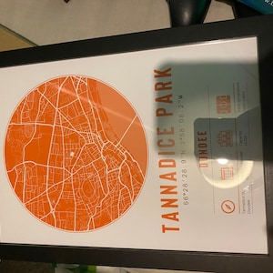 Personalised New Home Map Print & Frames House Shape Decor OS Location ...