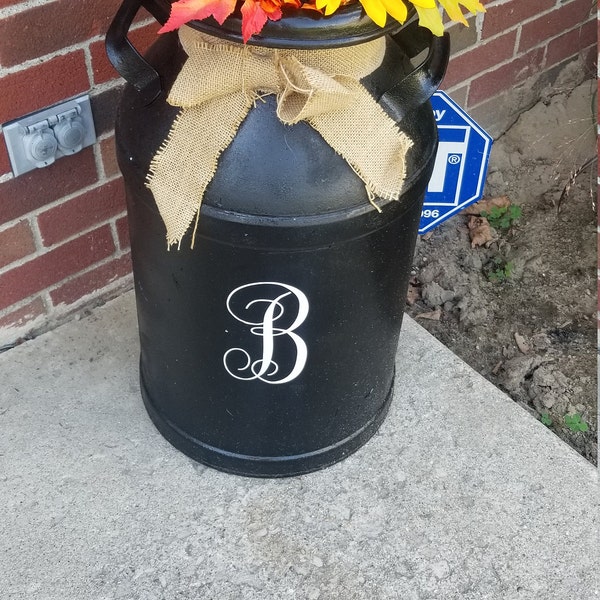 Letter B 6" Monogram Sticker Decal Truck Car Window Teach Craft ...