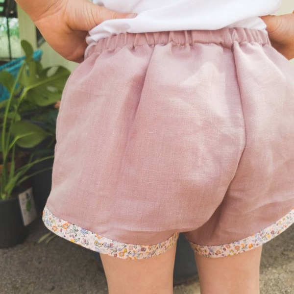 Girls Sewing Pattern Easy Bloomers Pattern for Baby Girl Baby Shorts ...