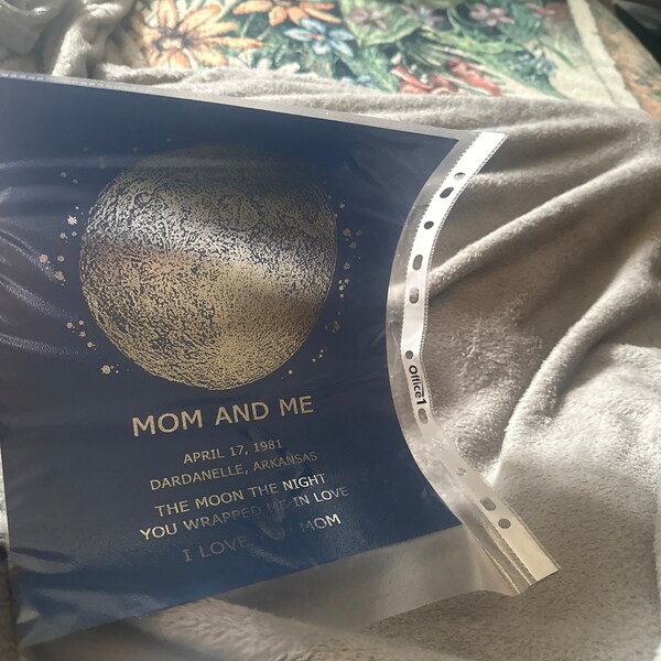 Personalized Moon Phase Print Custom Lunar Phase Poster Day You Were ...