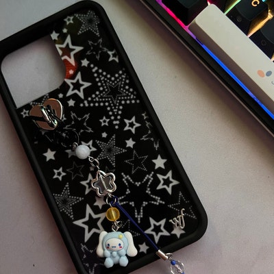 Pink Bow Tie Phone Charm Strap Phone Lanyard Phone - Etsy