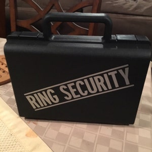 Ring Security Briefcase Ring Security Case Ring Bearer | Etsy
