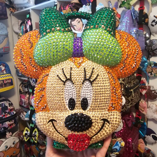 Disney Inspired Mickey Minnie Large Bling Patch - Etsy