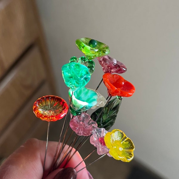 JUST FOR YOU Custom Bouquet ~ Miniature Glass Flower Bouquet Made for ...