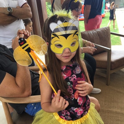 Bananas Printable Party Mask Tropical Fruit Halloween Play Costume ...