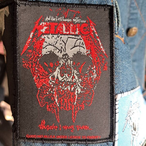 Metallica 'pinball' Dirty Donny Premium Iron-on Sew-on Woven Patch in ...