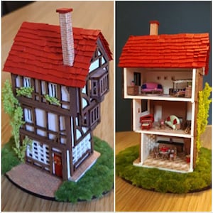 QUARTER SCALE DOLLHOUSE Ship Clad Miniature House English - Etsy UK