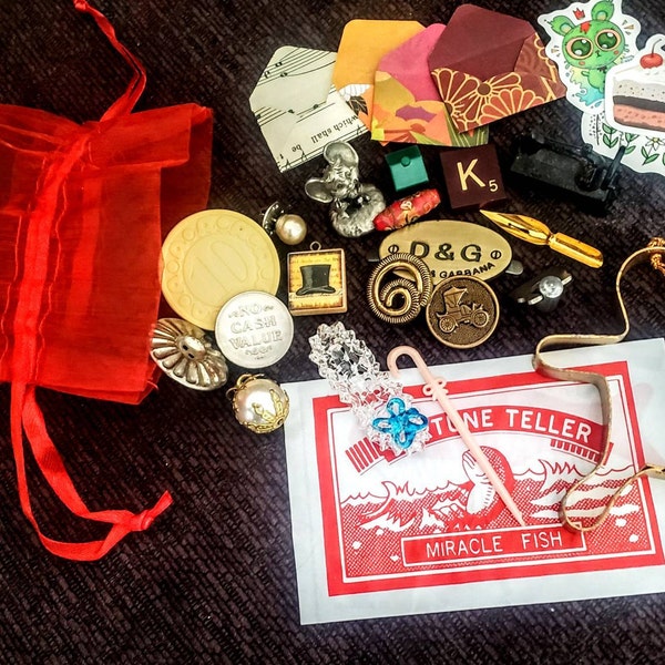 Vintage and Odd Trinkets, Crow Confetti, Mystery Scoop, Trinket Scoops ...