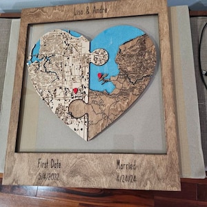 Personalised Map Location Key Holder for Wall, Custom Magnetic Key ...