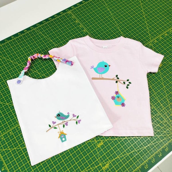 Spring Birds Clipart Set - Clip Art Set of Birds, Branches, Birdhouses ...