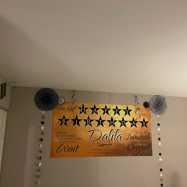 Hamilton the Musical, Birthday Banner, Broadway Play, Personalized ...