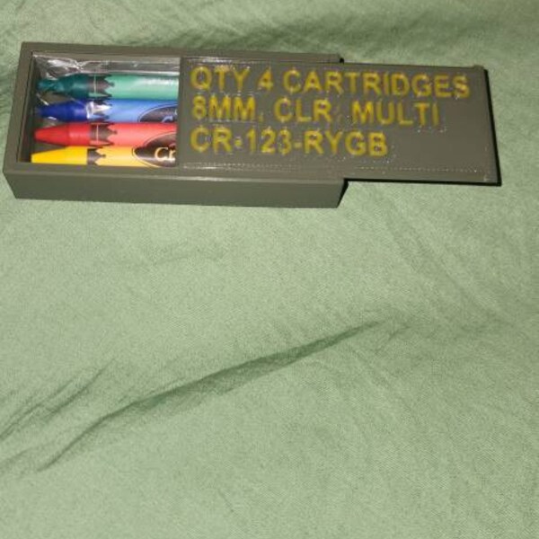 Tactical Crayon Case - Etsy