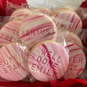 Personalised Cookies, Personalised Biscuits, Football Themed Gift for ...