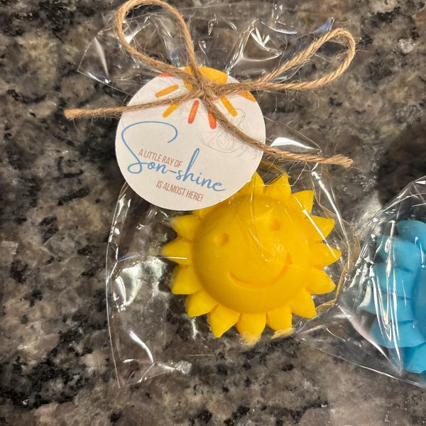 Sun Baby Shower Soap Favors Sunshine Soap Here Comes the Son Soap Baby ...