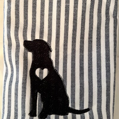 8 Size Labradoodle Silhouette Embroidery Design Machine - Etsy