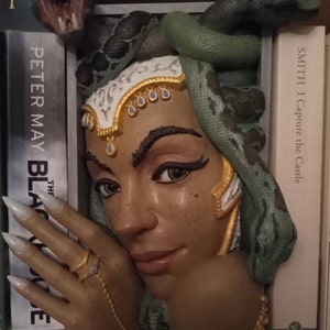 Medusa Book Nook, 3d Printed Fantasy Book Shelf Décor and Bookends - Etsy