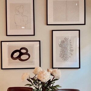 Organic Minimalist Art Line Art Poster Line Drawing Print Line Art ...