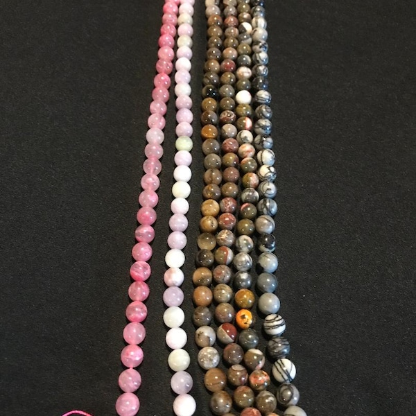 Dinosaur Coprolite Beads Dinosaur Dung Beads 4mm Round 6mm Round 8mm ...