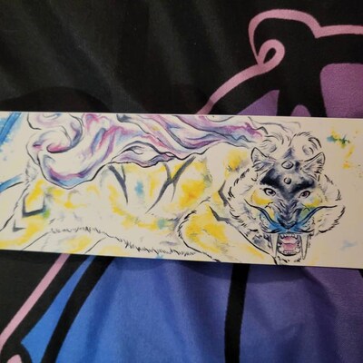 A5/A4 Raikou Pokemon Go Gamer Legendary Beasts Electric Nerd Gaming ...