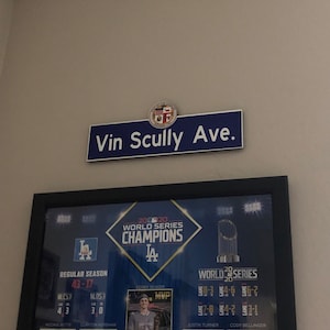 Blue Heaven on Earth Dodger Stadium Inspired Fwy Sign - Etsy