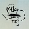 Custom Texas Address Stamp Personalized Texas Return Address Stamp ...