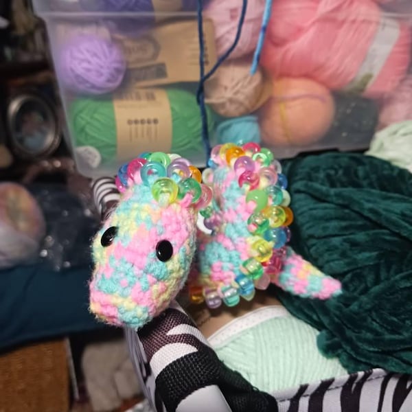 Crochet Fidget Snake Pattern: No-sew Beaded Toy PDF Pattern English - Etsy