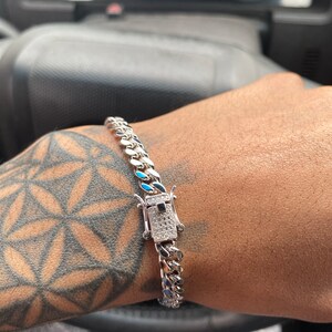 Women's Rose Gold Over Solid 925 Sterling Silver Iced Out - Etsy